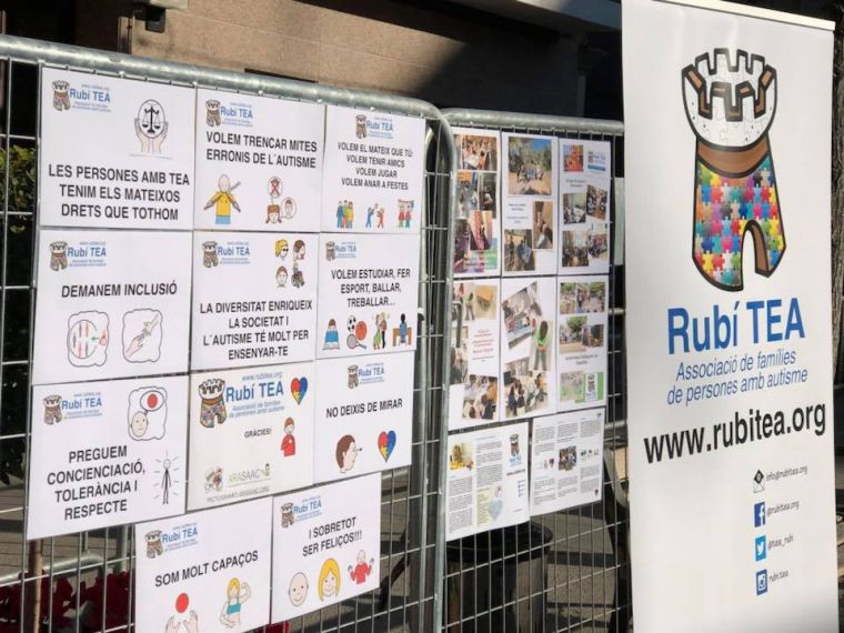 Rubí TEA escalfa motors per la Festa de l'Autisme
