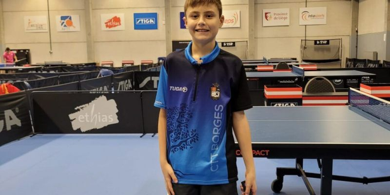 El rubinenc Roger Quesada disputa el top europeu sub11 de tennis taula